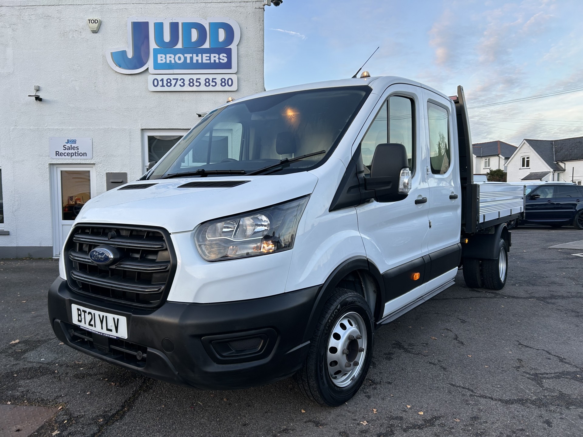 2021 Ford Transit 2.0 TDCI EcoBlue 130ps Double Cab Tipper Twin Rear ...